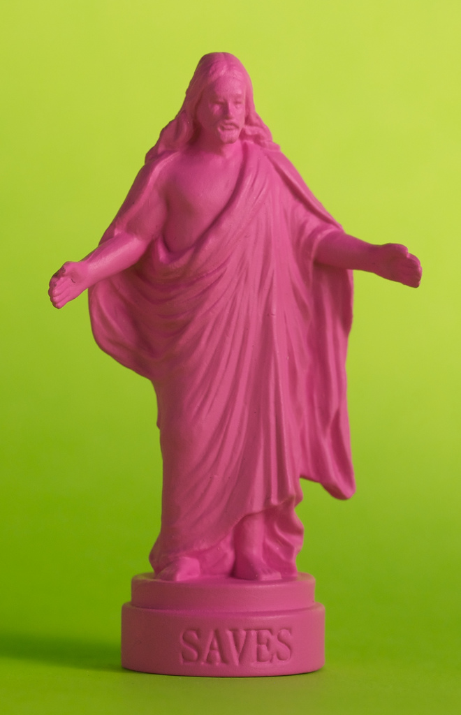 Pink Thing of The Day: Pink Jesus! | The Worley Gig