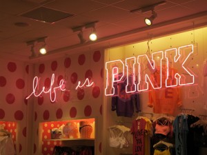 Pink Thing Of The Day: Victoria’s Secret Sign | The Worley Gig
