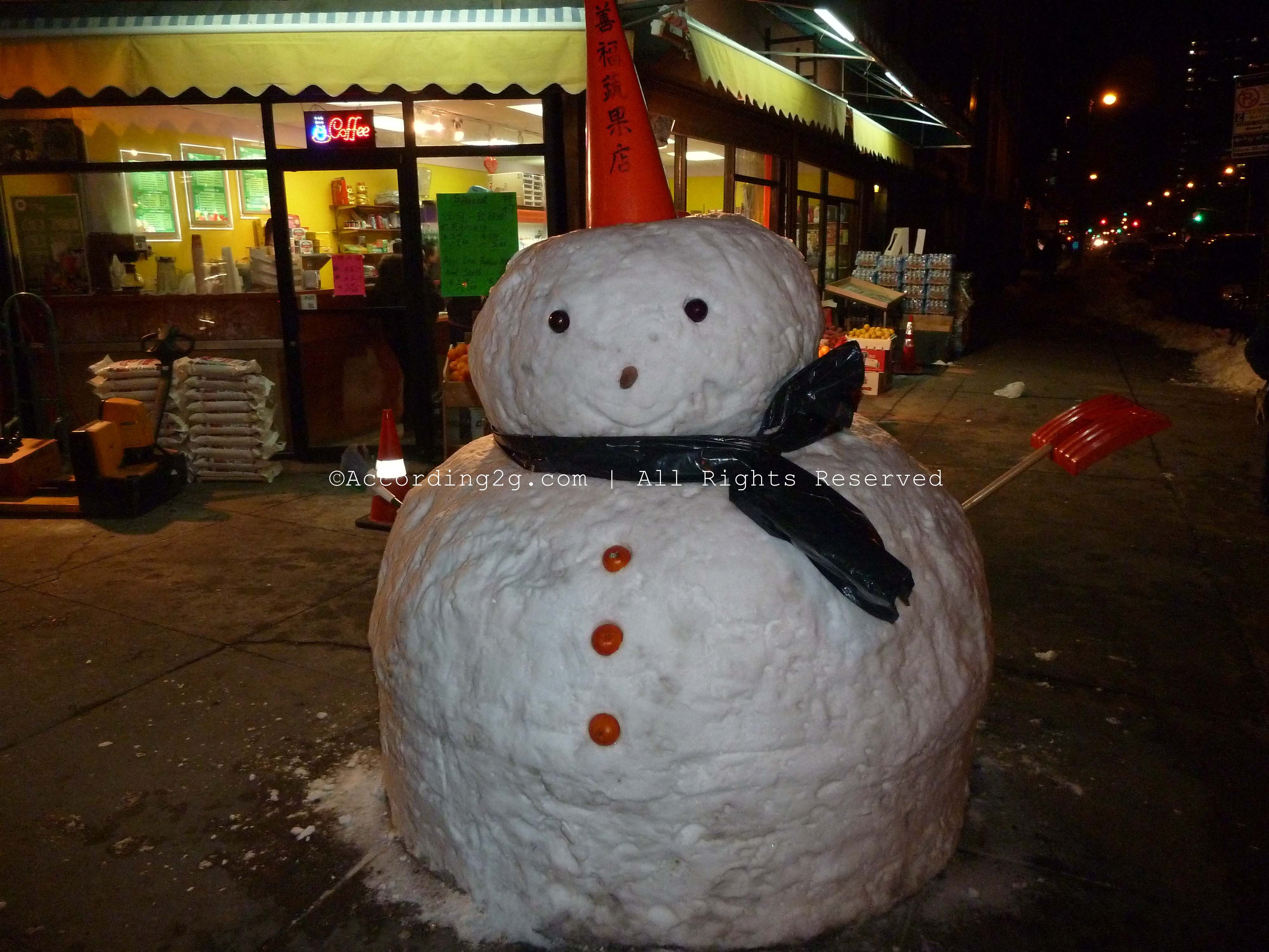 Big Fat Snowman in Chinatown | The Worley Gig