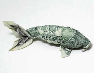 Origami Catfish from a Dollar Bill | WorleyGig.com