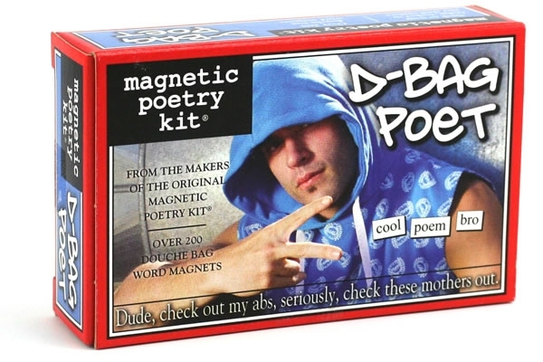 D-Bag Poet: Magnetic Poetry Kit | The Worley Gig