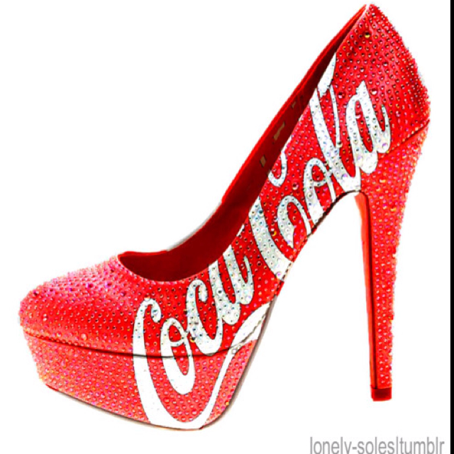 Coca Cola Spike Heeled Shoe | The Worley Gig