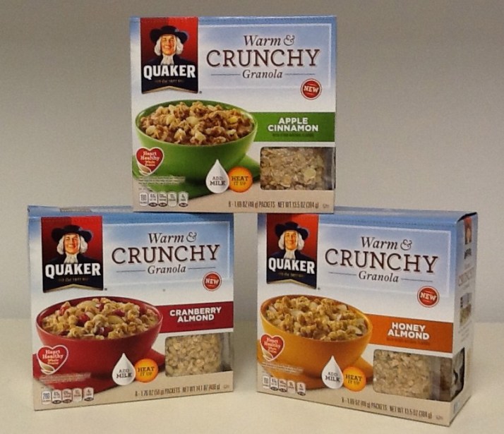 Product Review: Quaker Warm & Crunchy Granola | WorleyGig.com