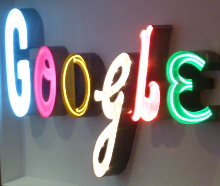 Neon Google Doodle, Headquarters Lobby, NYC | The Worley Gig