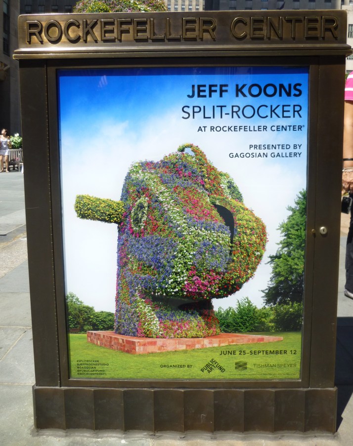 Jeff Koons Split-Rocker in Rockefeller Center | The Worley Gig