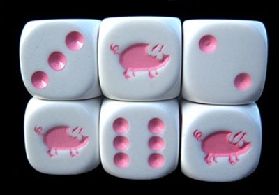 Pink Thing of The Day: Pig Dice | The Worley Gig