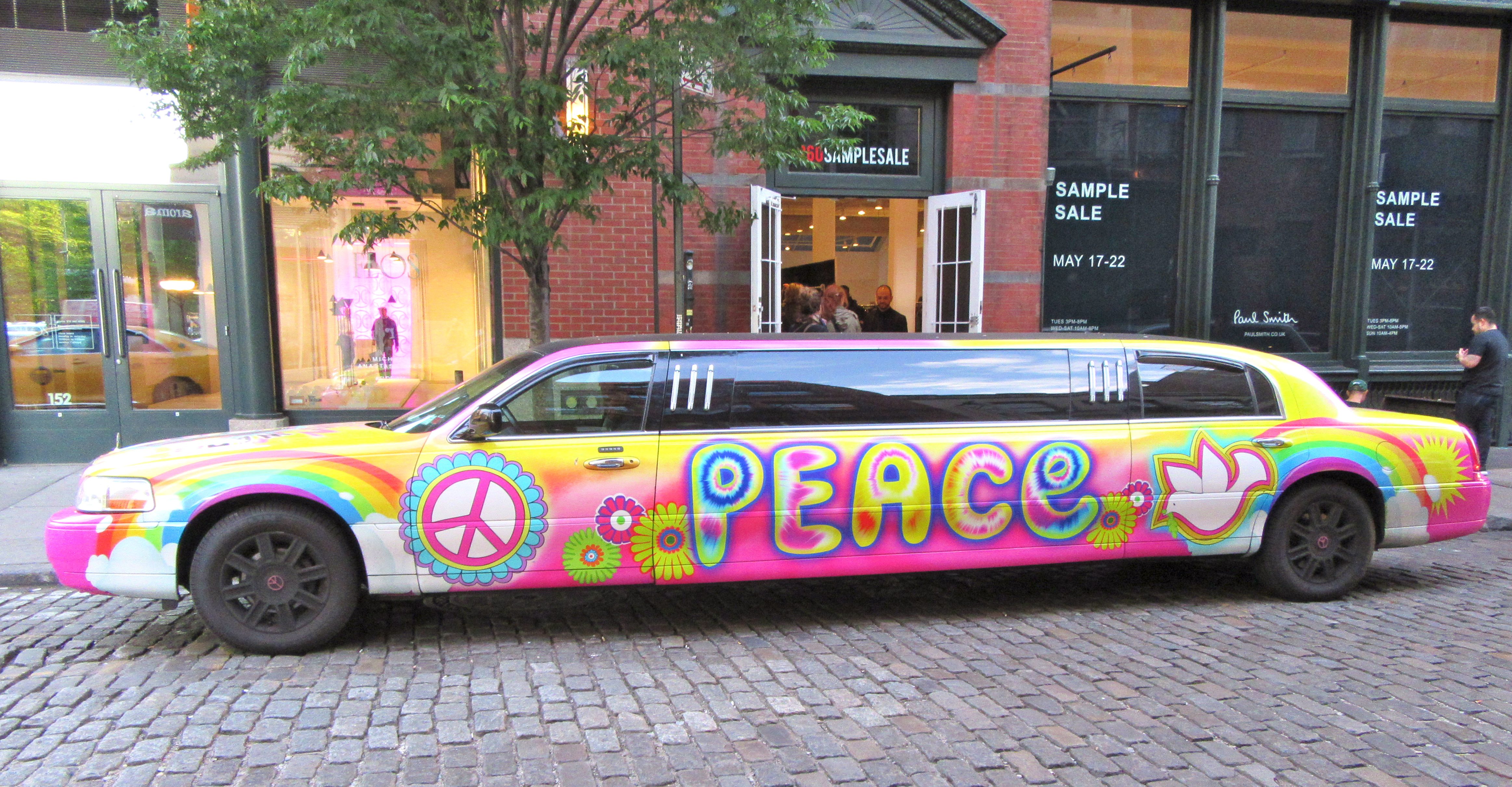 Peace Sign Limousine | The Worley Gig