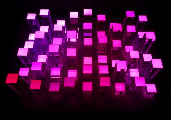 Pink Thing of The Day: Pink Light Installation By Jim Campbell | The ...