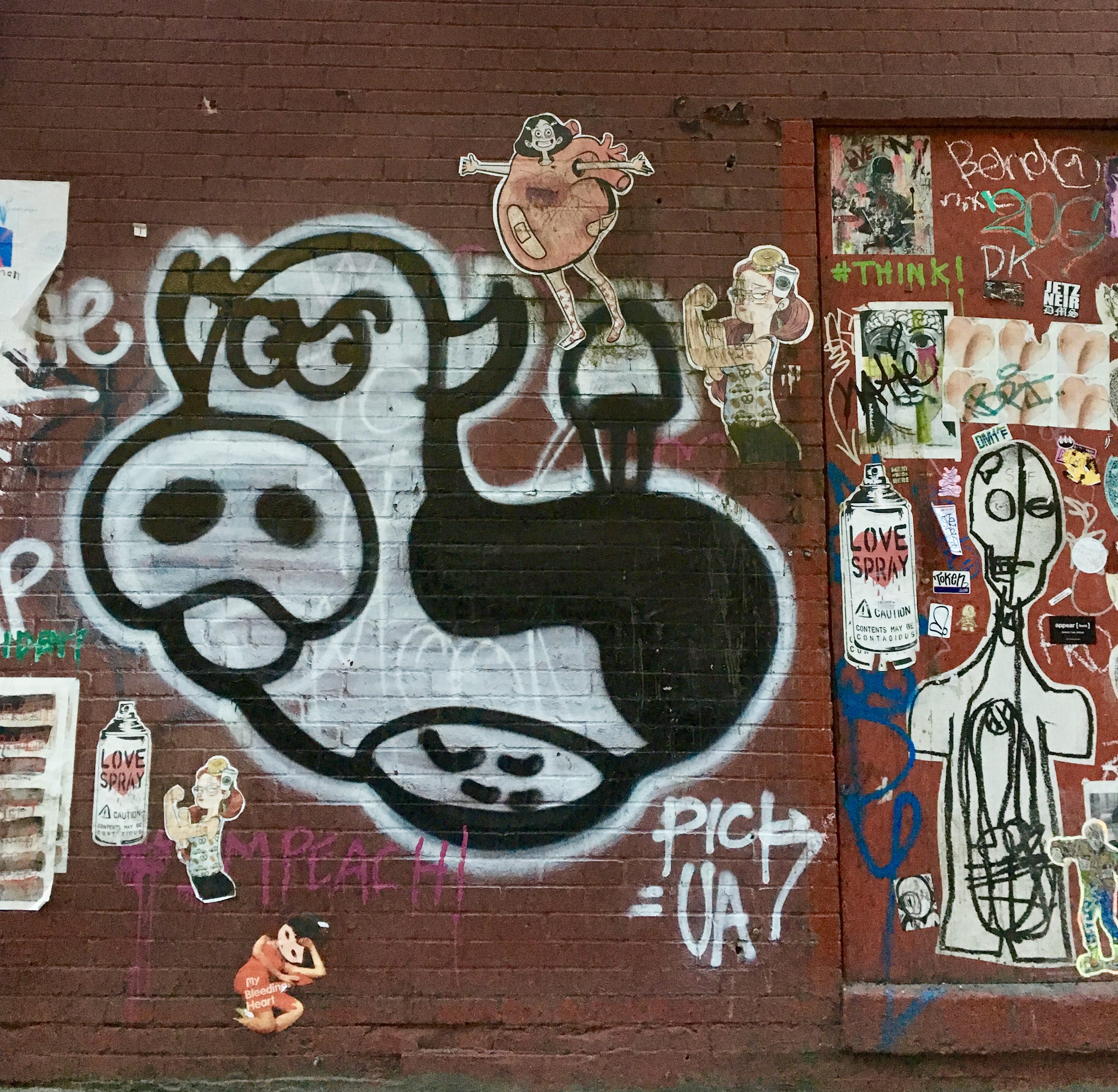 Legless Cow Mural on Spring Street | The Worley Gig