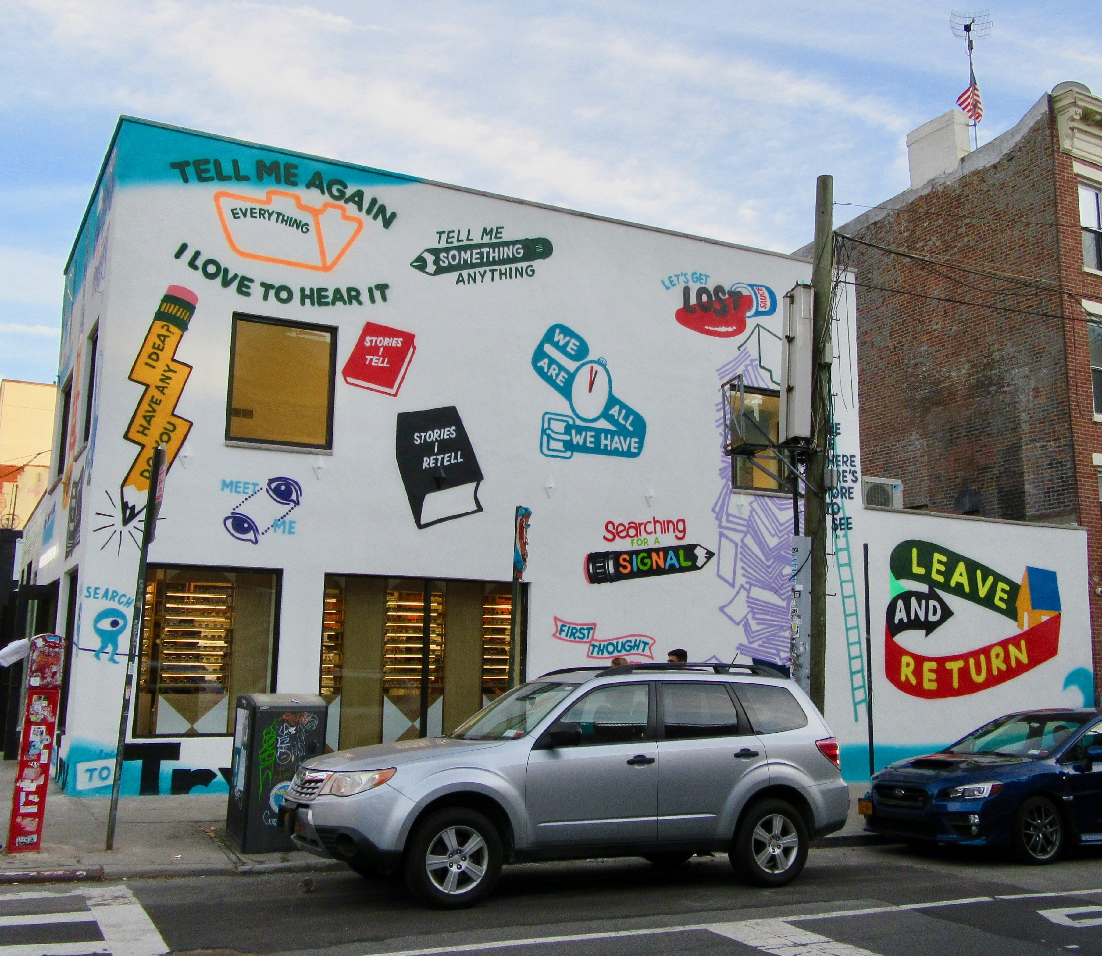 Warby Parker Store Painted By Stephen “ESPO” Powers | WorleyGig.com