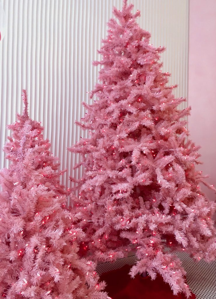 Pink Thing of The Day: Pink Christmas Trees! | The Worley Gig