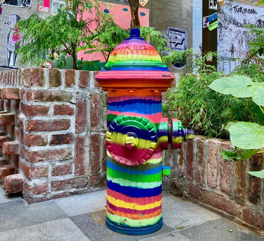 Rainbow Fire Hydrant | WorleyGig.com