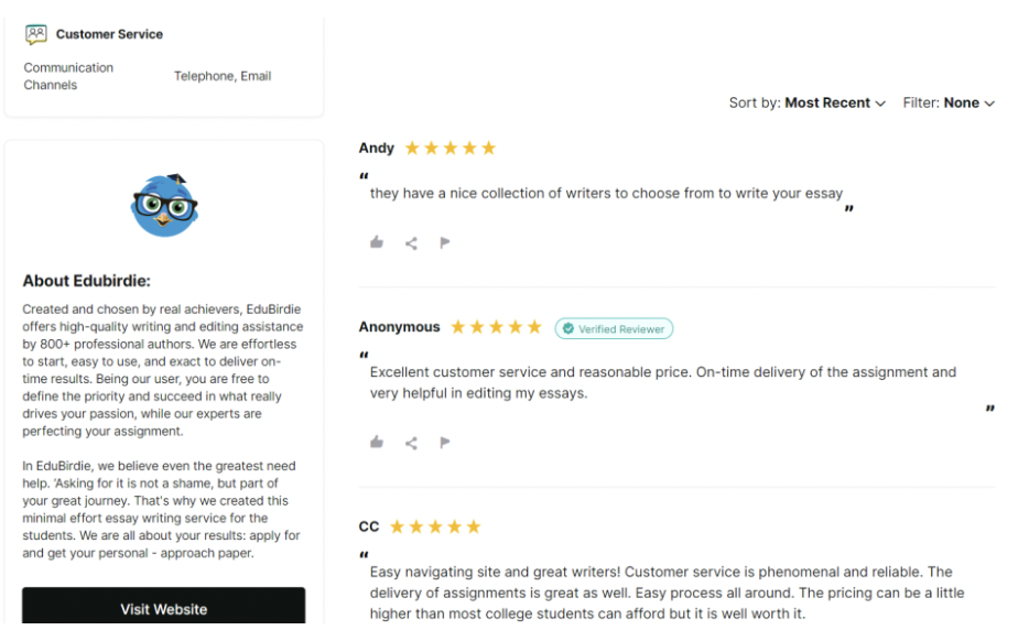 Review: EduBirdie Writing Services | WorleyGig.com