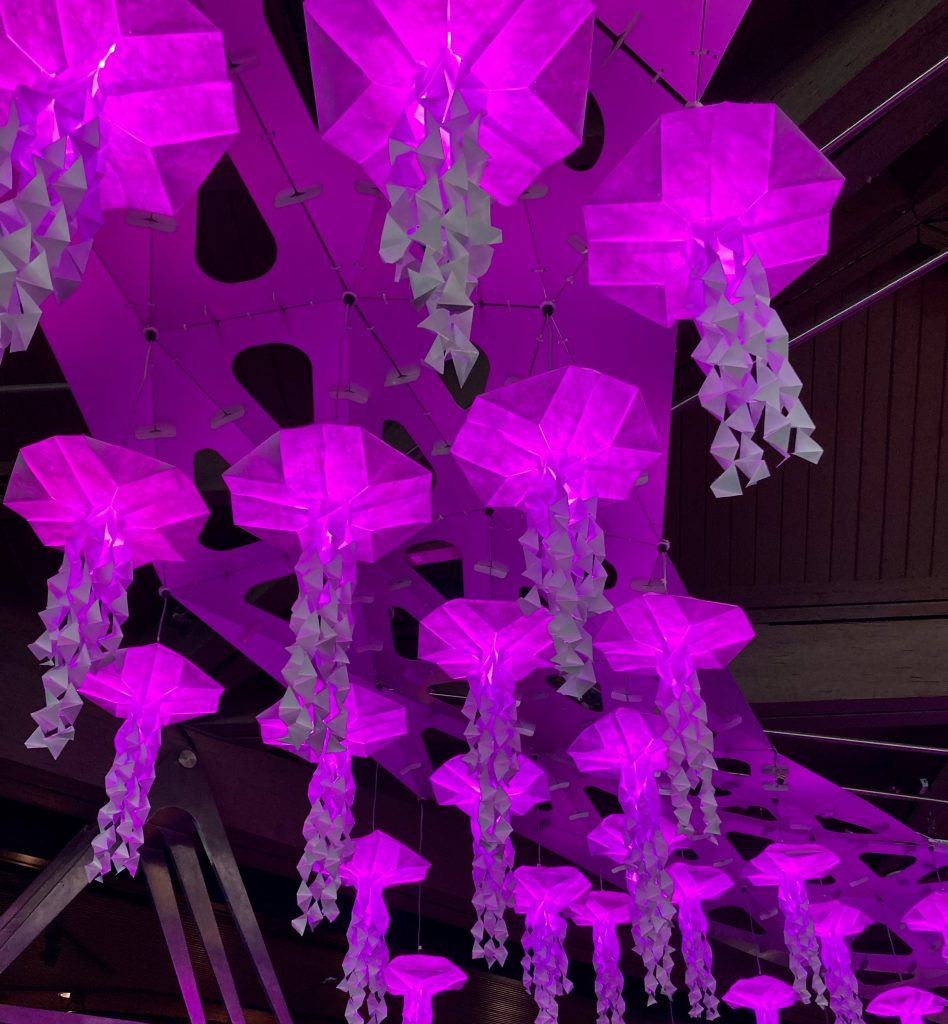 Pink Thing of The Day: Illuminated Origami Octopus Display | The Worley Gig