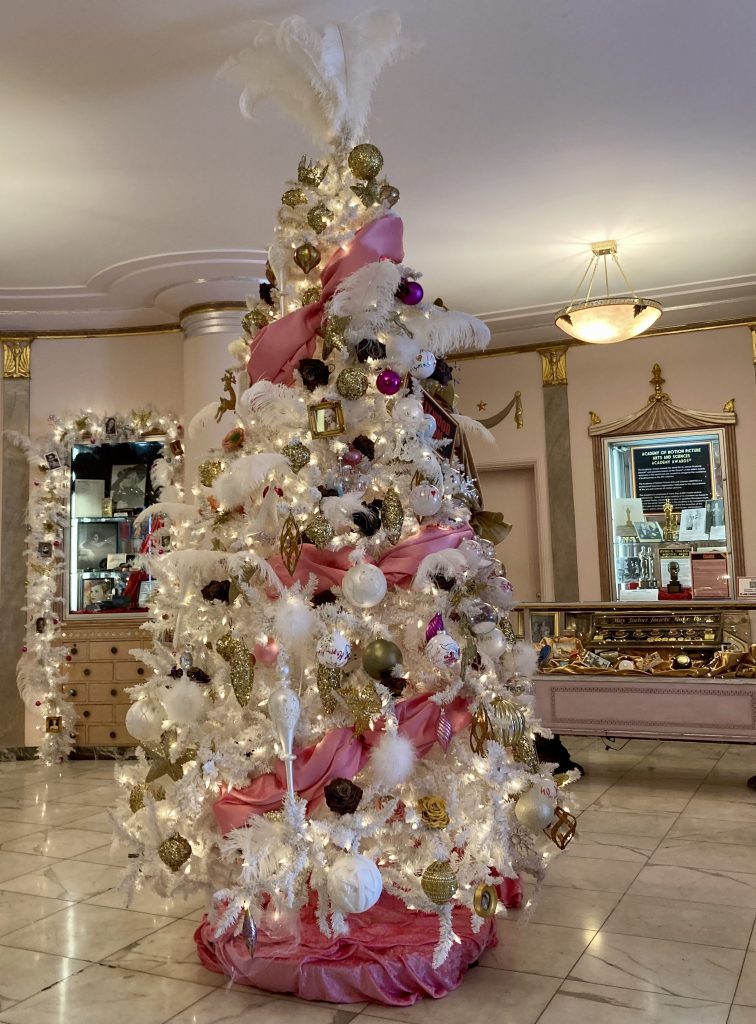 Pink Thing of The Day: Holiday Tree at the Hollywood Museum | WorleyGig.com