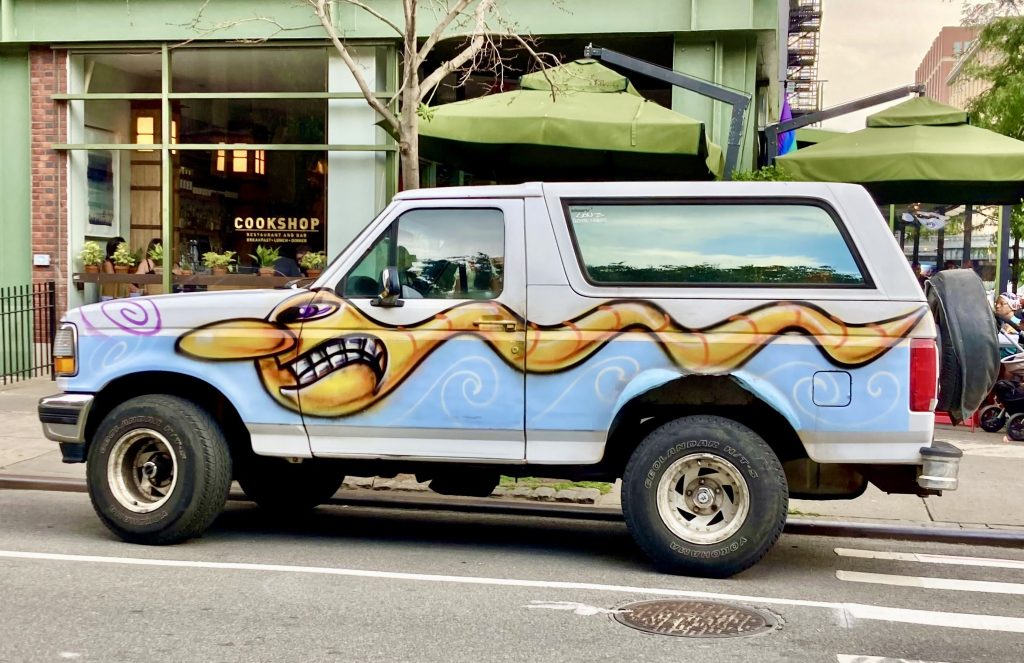 Kenny Scharf Art Car: Ford Bronco Edition | WorleyGig.com