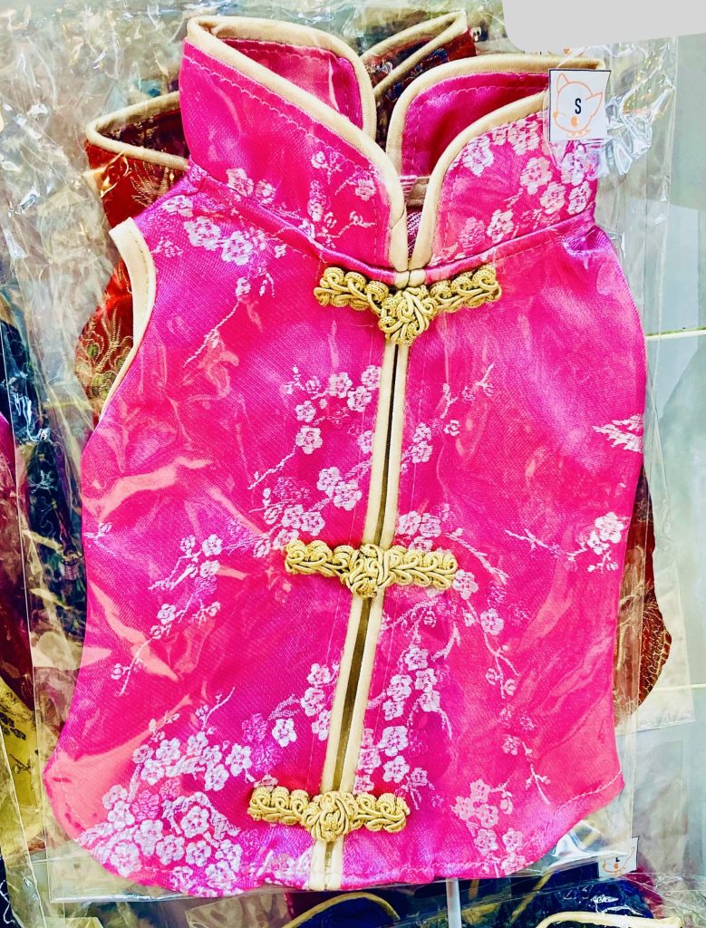 Pink Think of The Day: Pink Mandarin Style Dog Dress | WorleyGig.com