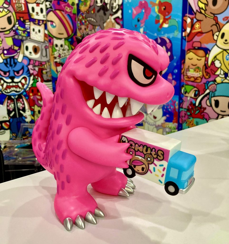 Pink Thing of The Day: Tokidoki x Godzilla Sofubi (Pink Variant) | The ...