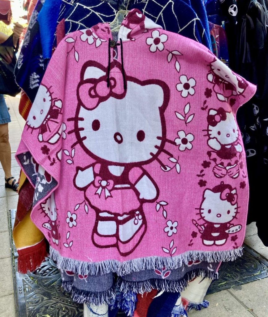 Pink Thing of The Day: Hello Kitty Poncho in Old Town San Diego ...