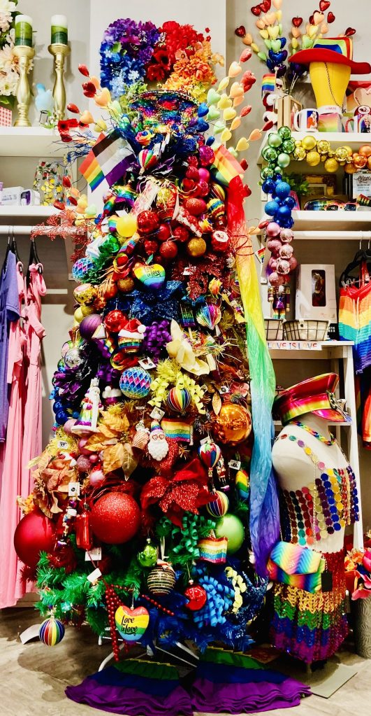 Pride-Themed Holiday Tree and Ornaments | WorleyGig.com