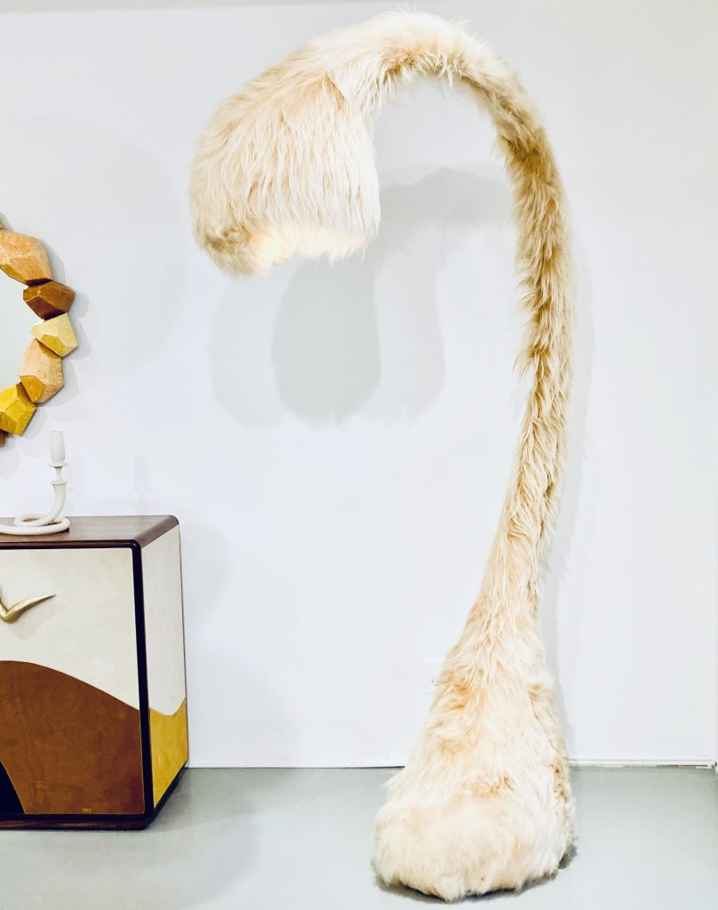 A Furry, Otherworldly Glow: Rogan Gregory’s Creature Lamp | WorleyGig.com